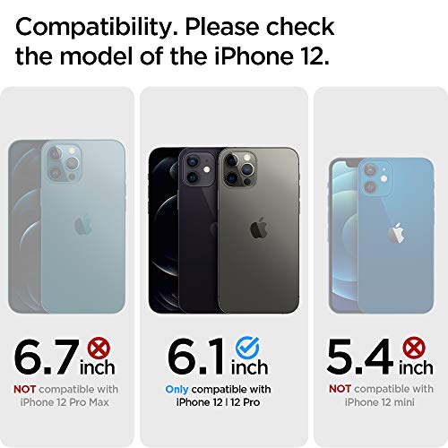Spigen for iPhone 12 Pro Case, Slim Armor CS Case & Pro. - Black
