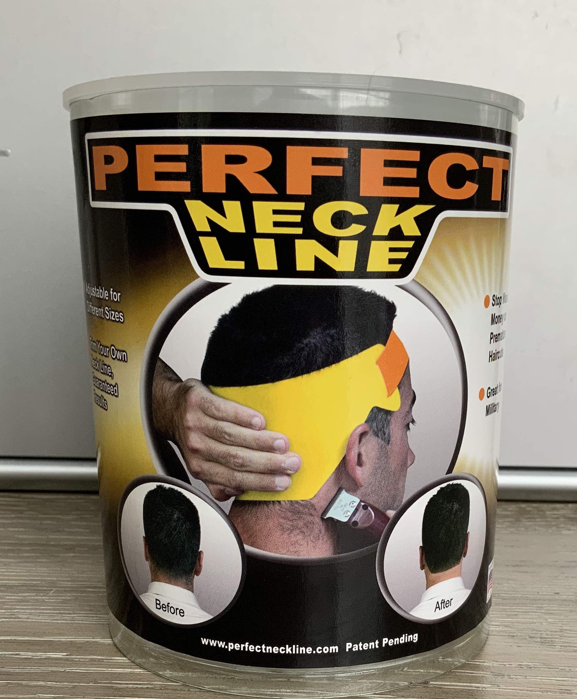 Neckline Shaving Template and Hair Trimming Guide | Hands-Free Cut, Trim, and Shave | Adjustable for Different Sizes | Flexible Durable High-Density Polyethylene (HDPE)