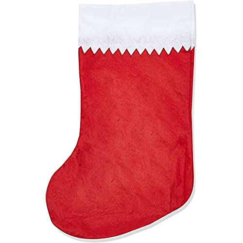 Baker Ross - EX5973 Large Felt Christmas Stockings — Creative Arts and Crafts for Kids to Decorate, Embellish and Personalise (Pack of 3)
