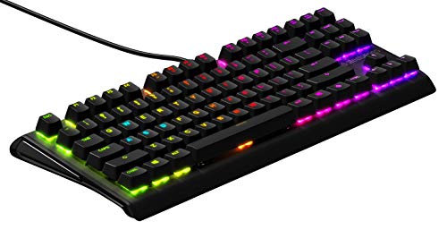 SteelSeries Apex M750 TKL RGB Tenkeyless Mechanical Gaming Keyboard - Aluminum Frame - RGB LED Backlit - Linear & Quiet Switch - Discord Notifications