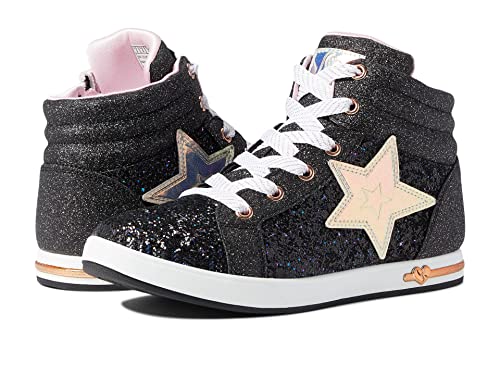Skechers baby girls Shoutouts 2.0 Sneaker, Black, 3.5 Big Kid US