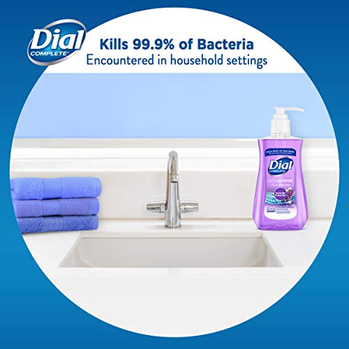 Dial Antibacterial Liquid Hand Soap, Lavender & Twilight Jasmine, 7.5 Fluid Ounces