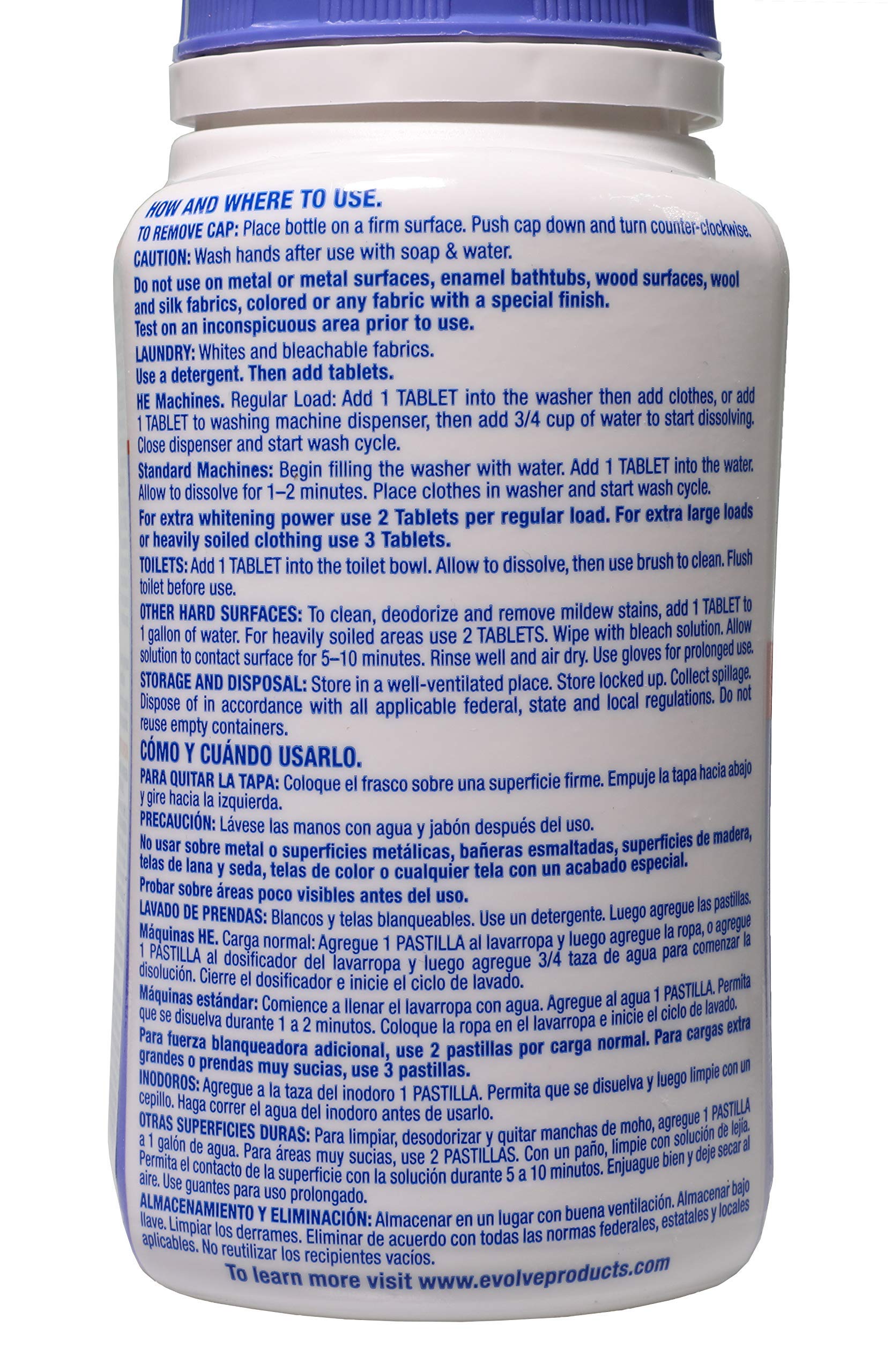 Evolve Concentrated Bleach Tablets - 32-ct (Pack of 2 Original Scent) (Summer Lavender)