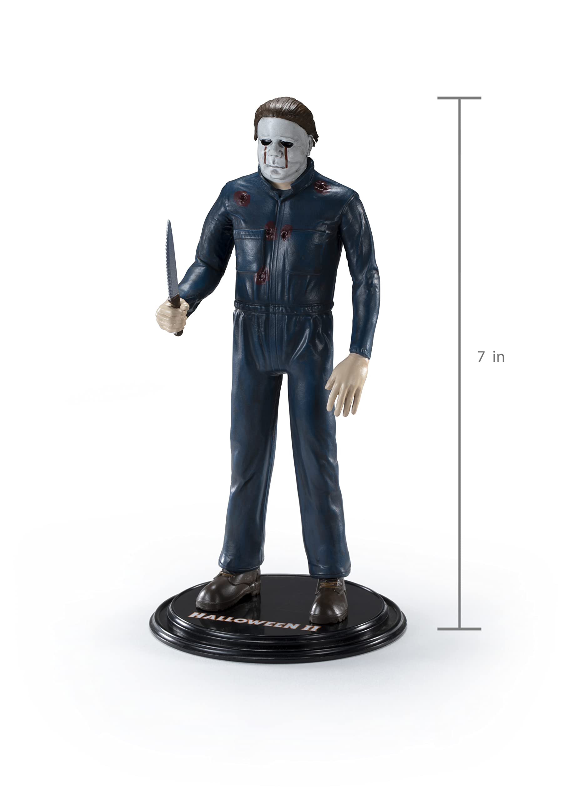 BendyFigs The Noble Collection Halloween II Michael Myers