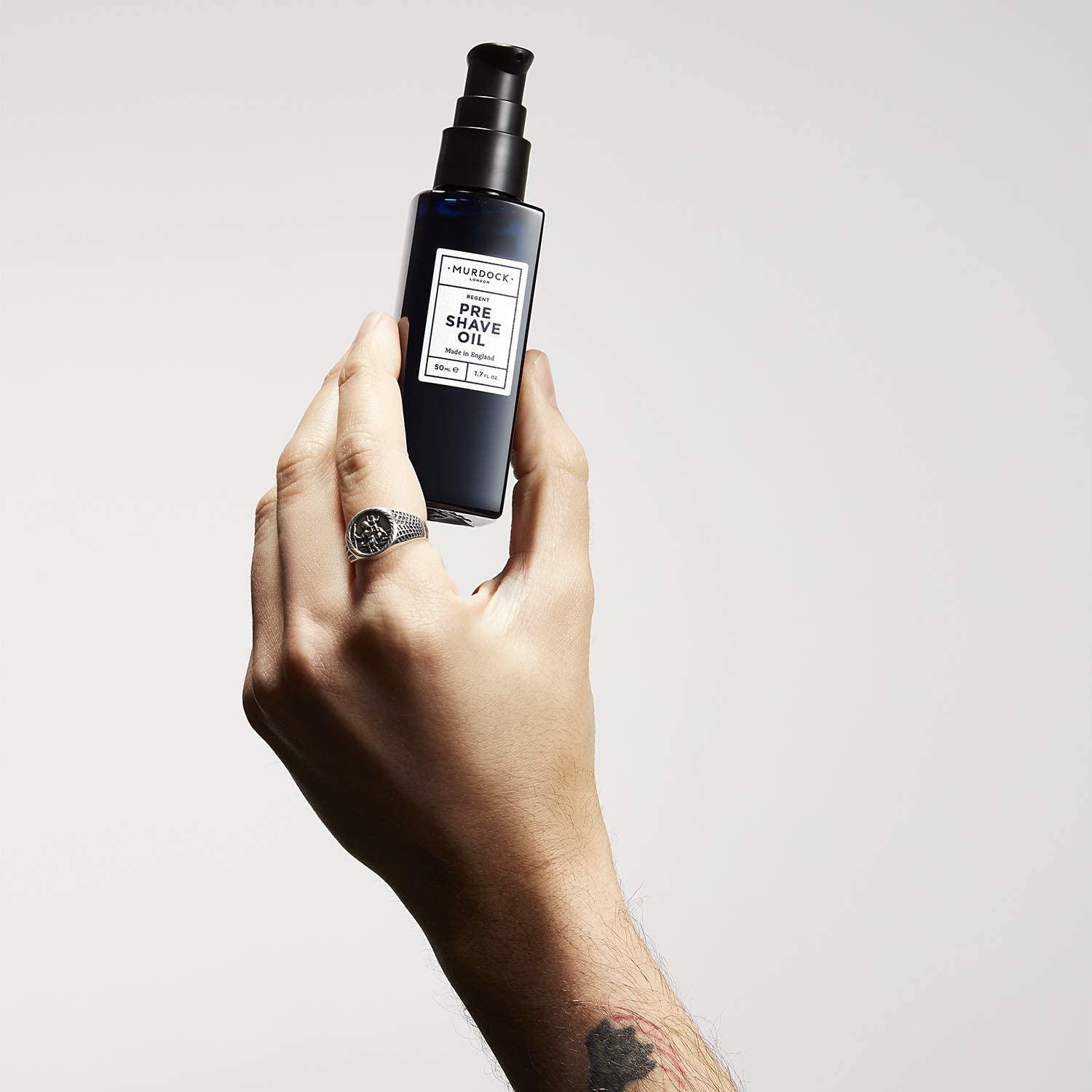 Murdock London Pre Shave Oil | 100% Natural Oils Soften and Prep Beard for Smooth Shave | Made in England | 1.7 oz