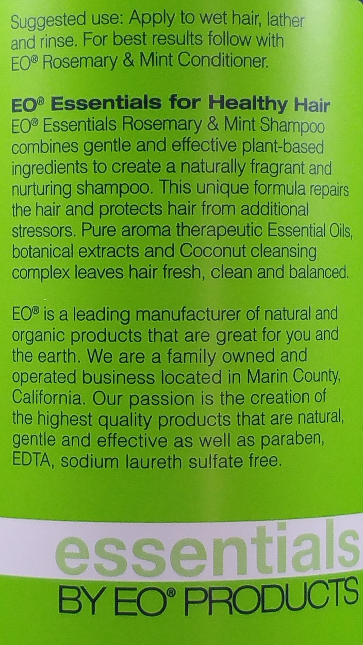 EO Botanical Volumizing, Rosemary + Mint, Shampoo & Conditioner 32oz Bundle