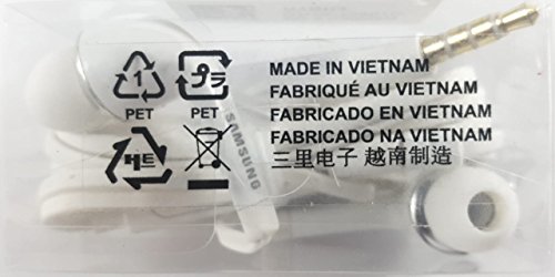 New OEM Samsung 3.5mm PREMIUM SOUND/ Stereo Earbud Headphones for Galaxy S6 S6 Edge S5 S4 Note Edge 4 3 2 EO-EG900BW (Bulk Packaging)