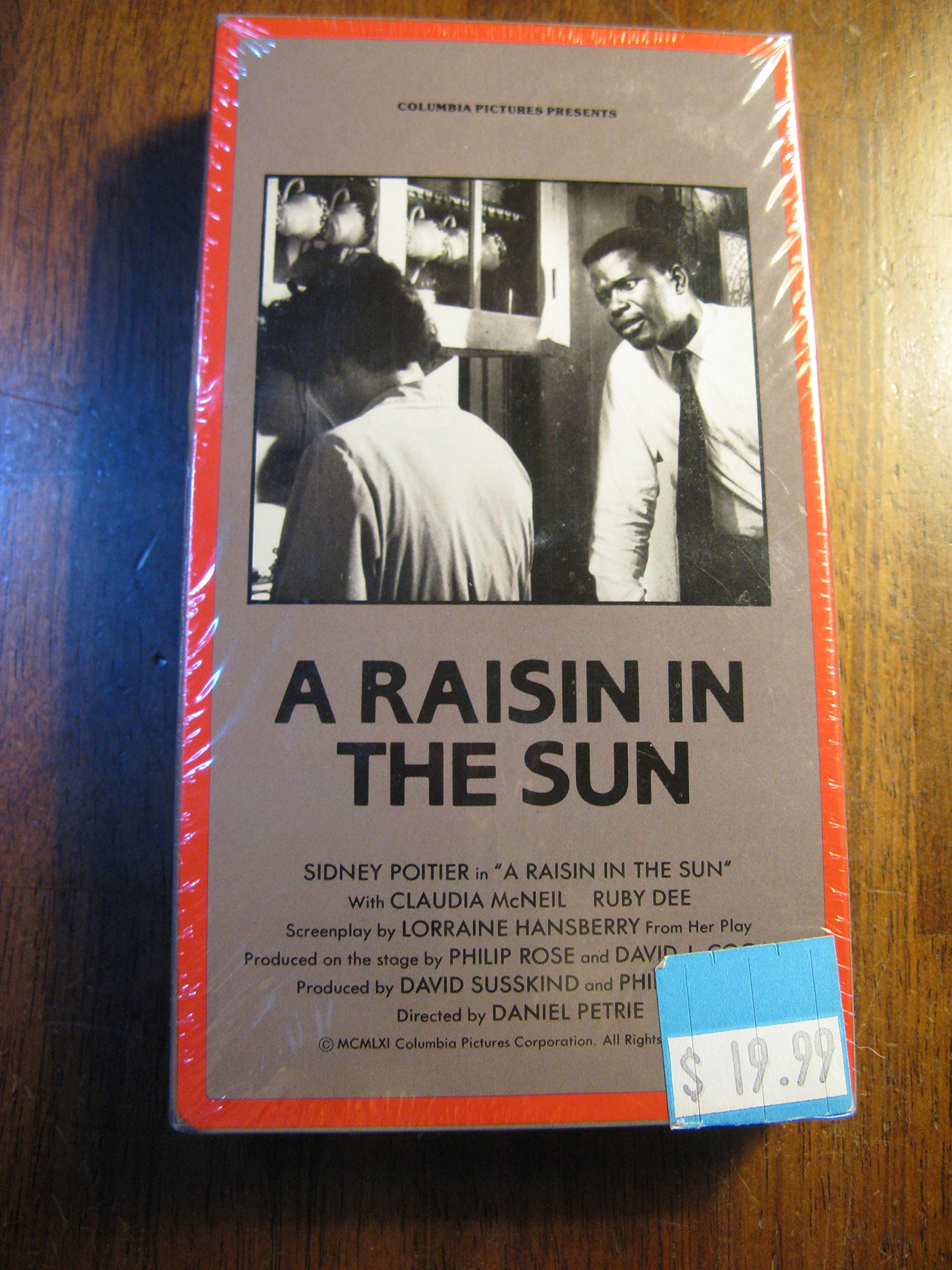 Brand New VHS - STILL FACTORY-SEALED. A Raisin In The Sun (1961) Starring Sidney Politier, Ruby Dee, VHS, Columbia Pictures, NR, running time: 128 mins., b&w