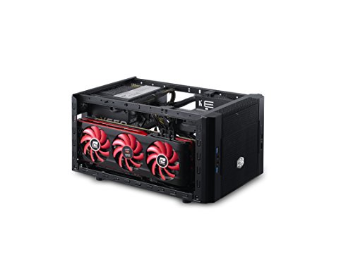 Cooler Master RC-130-KKN1 Elite 130 - Mini-ITX Computer Case with Mesh Front Panel and Water Cooling Support