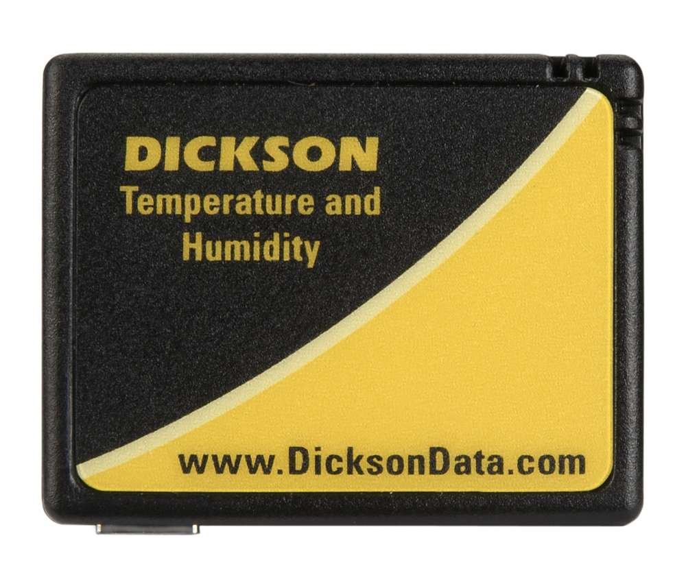 Dickson TK550 Compact Temperature and Humidity Data Logger, -4F to 158F Temperature Range, 0-95% RH Non-Condensing Humidy Range, Pack of 12