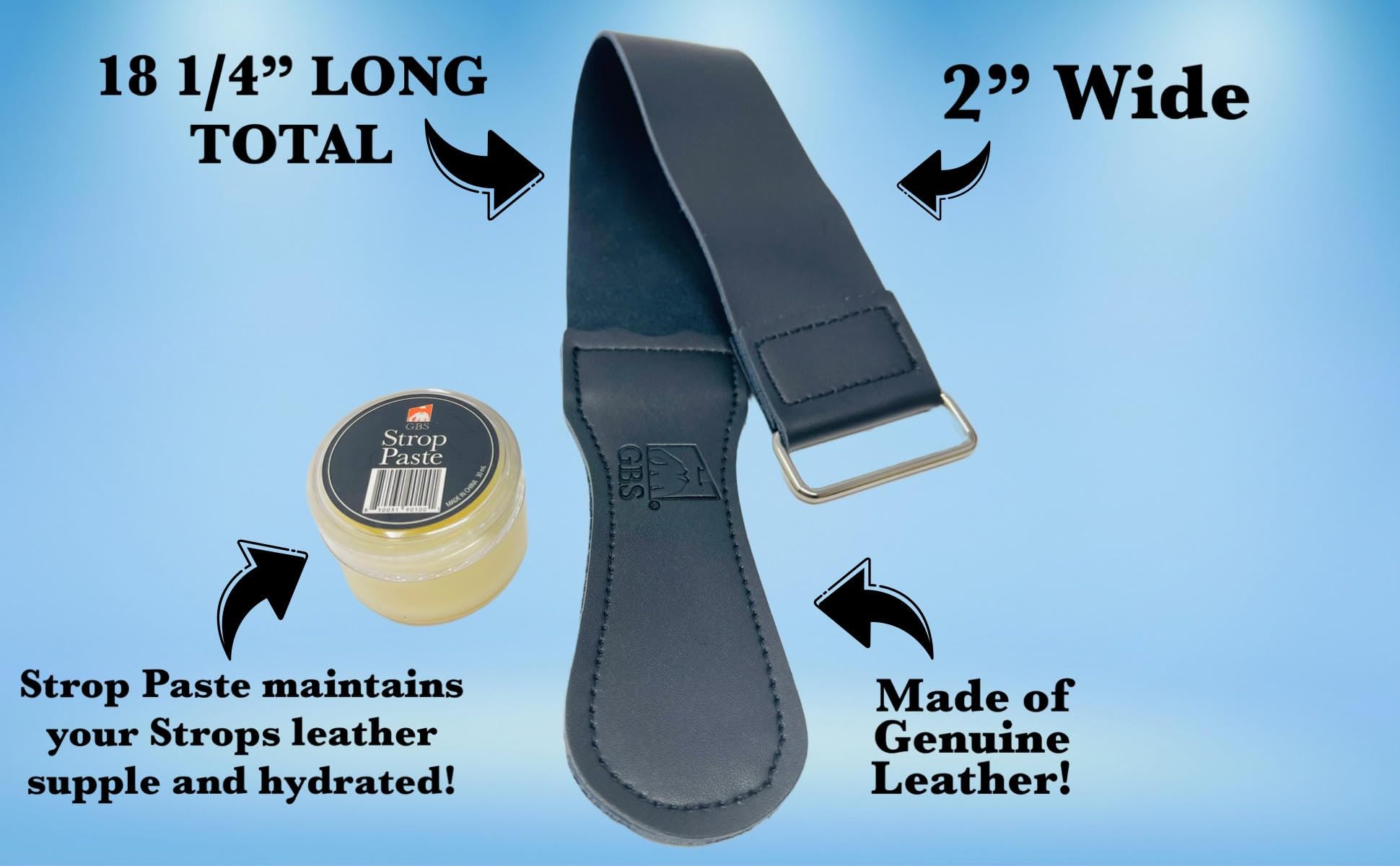 G.B.S Straight Razor Wet Shaving Kit - Classsic Shave Grooming Gift Set for Men - Includes: Straight Edge Razor, Shaving Brush, Alum Block, Shave Soap, Shave Mug Bowl,Sharpening Strop and Paste