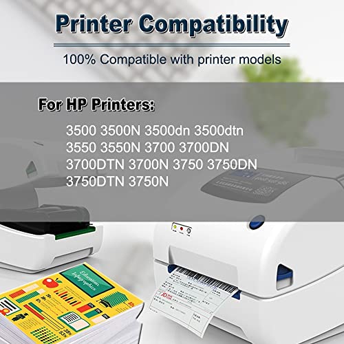 4-Pack (BK/C/Y/M) Compatible High Yield 308A 309A (Q2670A Q2671A Q2672A Q2673A) Printer Toner Cartridge use for HP 3500 3500N 3500dn 3500dtn 3550 3550N 3700 3700DN 3700DTN Printers