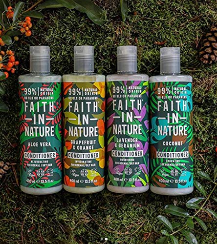 Faith In Nature Coconut Shampoo 400ml and Conditioner 400ml Hair Duo