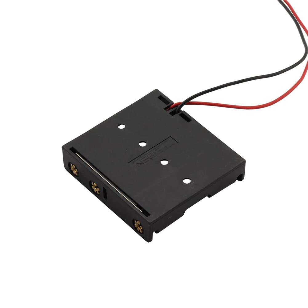 BlastCase 4xAA Battery Holder to DC Barrel Jack Connector for Arduino(pack of 2)