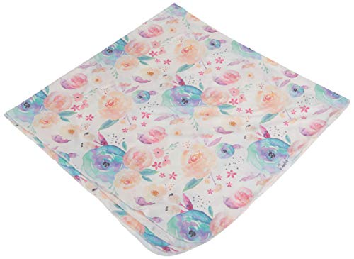 Copper Pearl Large Premium Knit Baby Swaddle Receiving Blanket Floral Bloom
