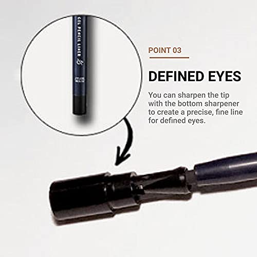 ETUDE Proof 10 Gel Pencil Liner 0.3g (#2 Dark Cacao) | Creamy Gel Texture Eyeliner with Wearable Shades to Create Precise Line Eye Makeup without Efforts, Korean Makeup, Perfect for Gift