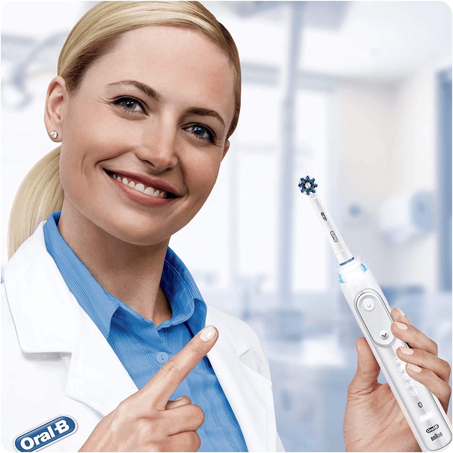 Braun Oral-B Crossaction 3-in-1 Toothbrush Heads by Oral-B | Packing may be vary (8 Count)