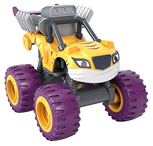 Blaze and The Monster Machines GWX79 Metal Vehicle Monster Engine Stripes Die-Cast New
