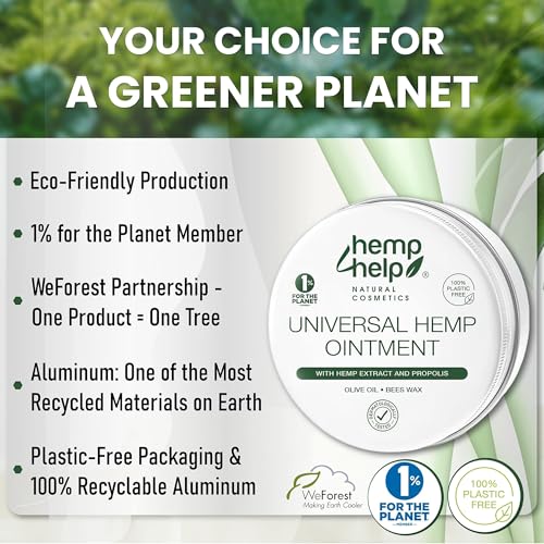Natural Hemp & Manuka Propolis Ointment โ Perfect for Eczema, Psoriasis, and Dry Skin Relief Intense Moisturizing & Deep Hydration โ Eco-Friendly, Dermatologically Tested & Recommended