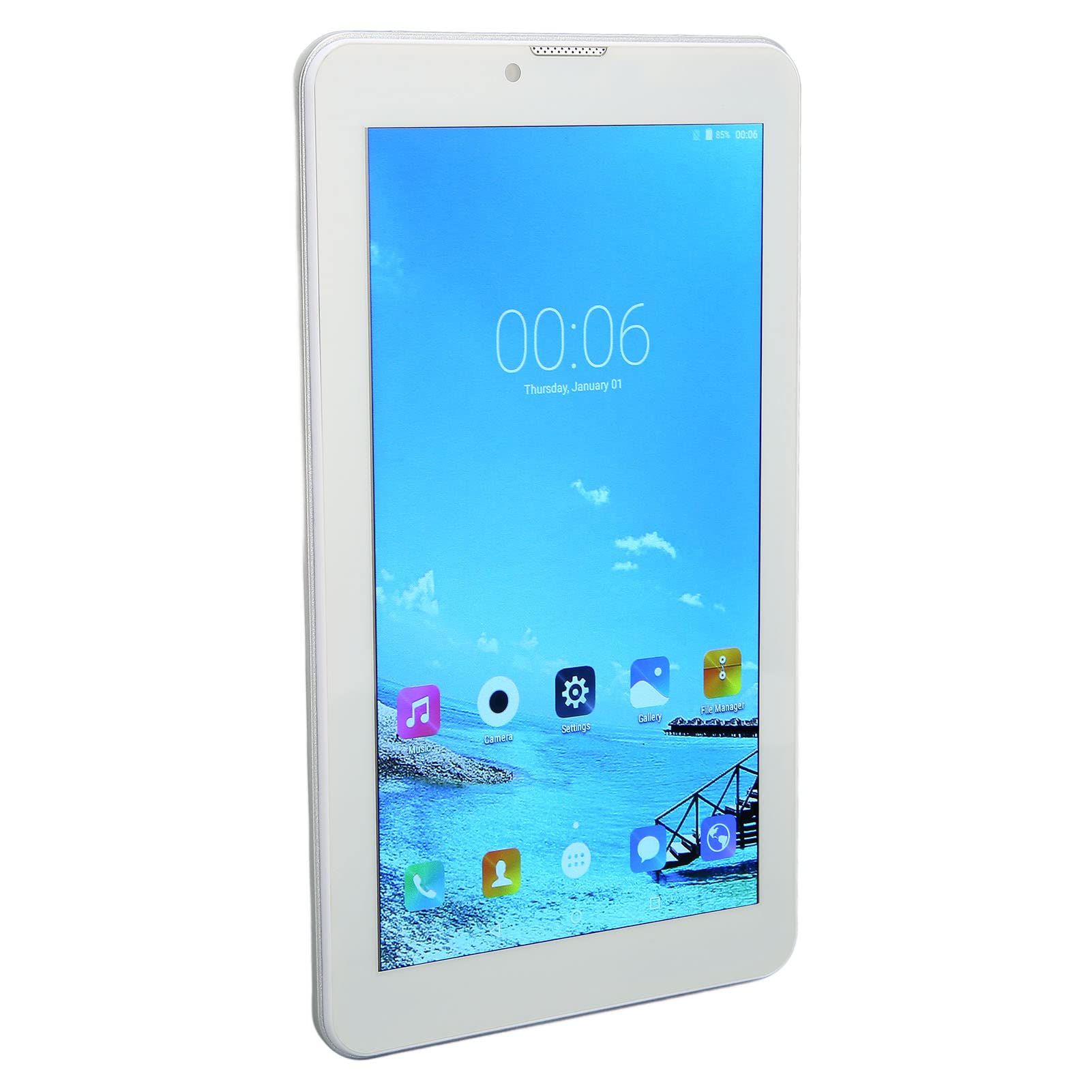 7 Inch Tablet US Plug 100-240V MT6592 8 Core CPU Tablet PC 4GB 32GB for 10 2.4G 5G Dual Band WiFi for Work (Blue)