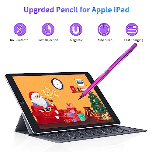 Stylus Pencil for Apple iPad 9th Generation, iPad Pro 2021 12.9/11 inch, iPad Pro 4th &3rd Generation, iPad 8th &7th &6th, iPad Air 4/3 &Mini 6/5 Compatible Apple iPads 2018-2021 [Tilt Creative]