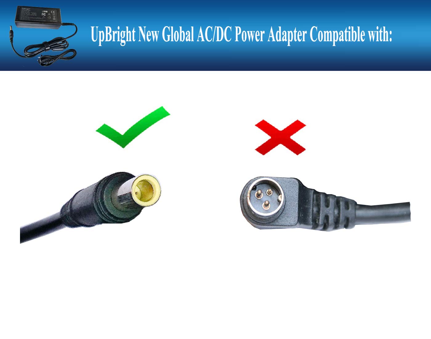 OEM 90W UL Testing Certification 24V 3.75A AC/DC Adapter Compatible with ResMed Airsense 10 Air Sense S10 AirCurve 10 Series CPAP BiPAP Machines Medistrom Pilot-24 Lite Battery Backup Power Supply