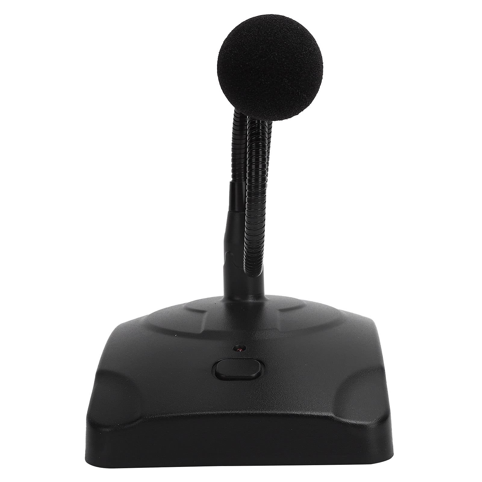 Dilwe Desktop Microphone with Mute , Gooseneck Conference Microphone with 5m XLR Cable, Noise Canceling Gooseneck Stereo Microphone for Meetings, Voice, Games