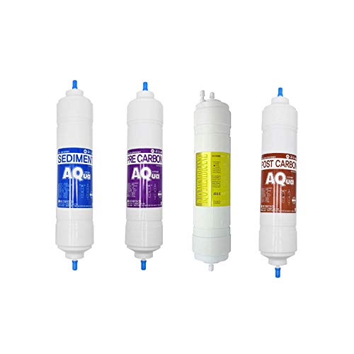 4EA Economy Replacement Water Filter Set for LG water purifier : WCD74GA1R - 10 microns