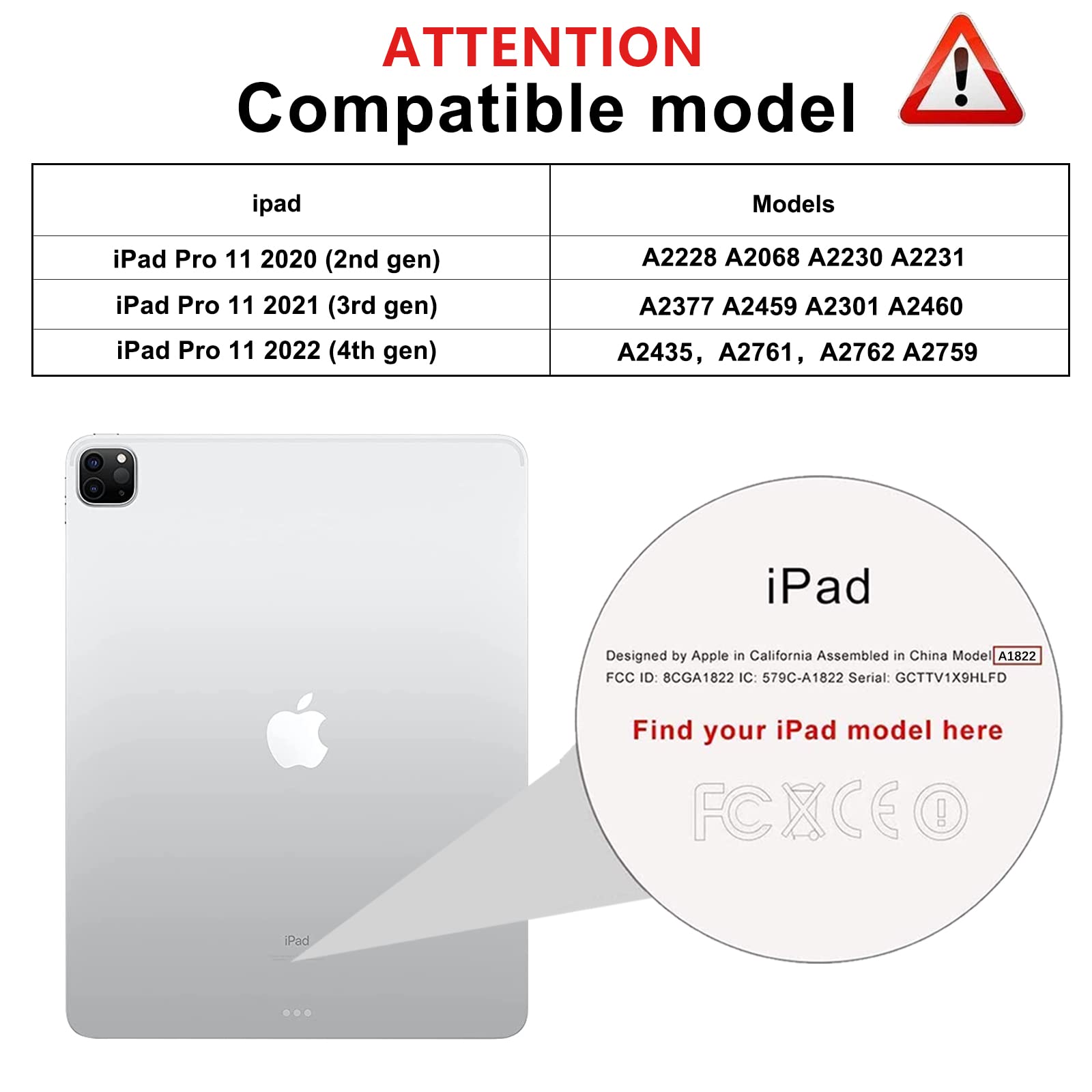 SPARIN [2+2 Pack] Screen Protector Compatible with iPad Pro 11 inch 2022/2021/2020/2018 with Camera Lens Protector, 9H Tempered Glass Compatible with Apple Pencil and Face ID