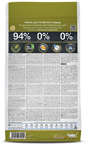 Farmina N&D Functional Quinoa Urinary Duck Cranberry and Chamomille Dry Cat Food 3.3 Pounds