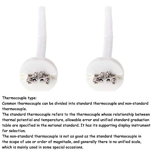 Acxico 1Pcs High Temperature K Type Thermocouple Sensor for Ceramic Kiln Furnace Muffle Furnace Electric Furnace Oven