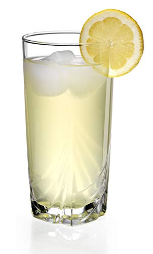 Luminarc 16.5 Ounce Ascot Cooler Glass, Set of 4, Tall, Clear