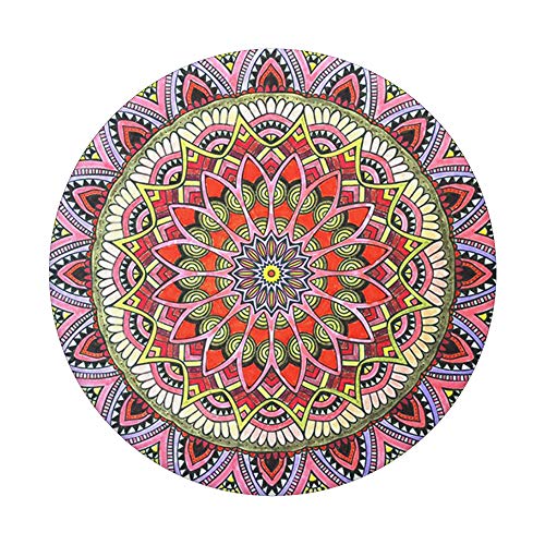 Pink Mandala Pop Mount Socket Cute Designed Divine Mandala PopSockets Grip and Stand for Phones and Tablets