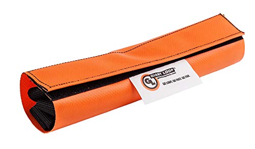 Giant Loop Tow Strap, Made of Cordura Ballistic Webbing, 14’9” Long with Sewn Loops at Each End, Includes 22 oz Vinyl Coated Polyester Cover