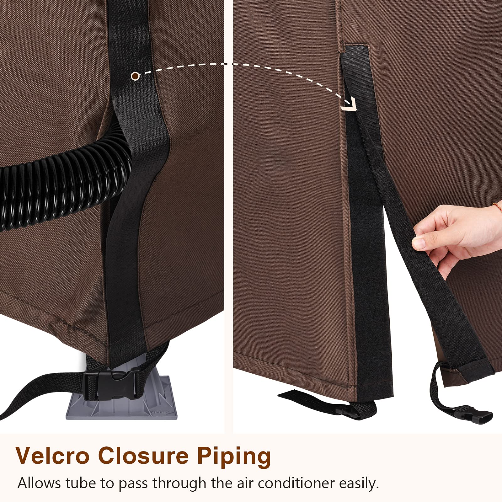 BRIVIC Air Conditioner Covers for Outside Unit Winter AC Covers for Outdoor Fits up to 36 x 36 x 39 inches
