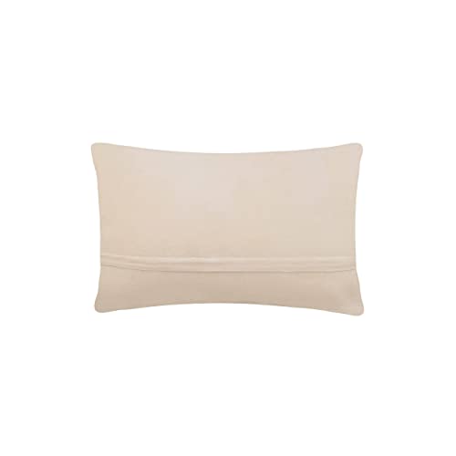 Peking Handicraft 30TG638C12OB Poly Filled Hook Throw Pillow, Wool and Cotton (Heart Hands, 12-inch Length)