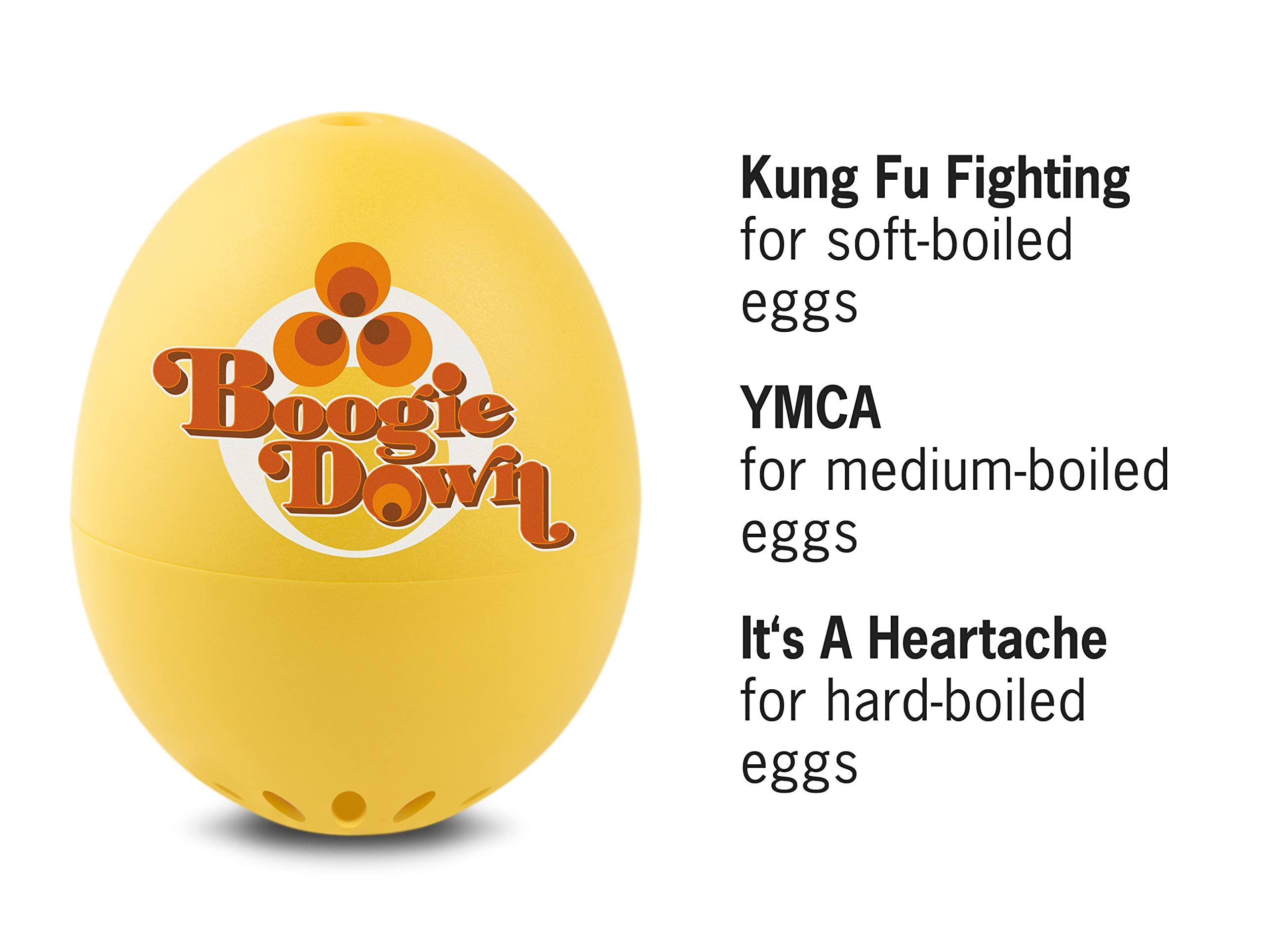 70s BeepEgg – Egg Timer for Boiling Eggs – Musical Egg Cooker for Soft, Medium, Hard Boiled Eggs – Food Safe – Singing Floating Egg Timer – Egg Cooker for 3 Levels of Doneness - Brainstream