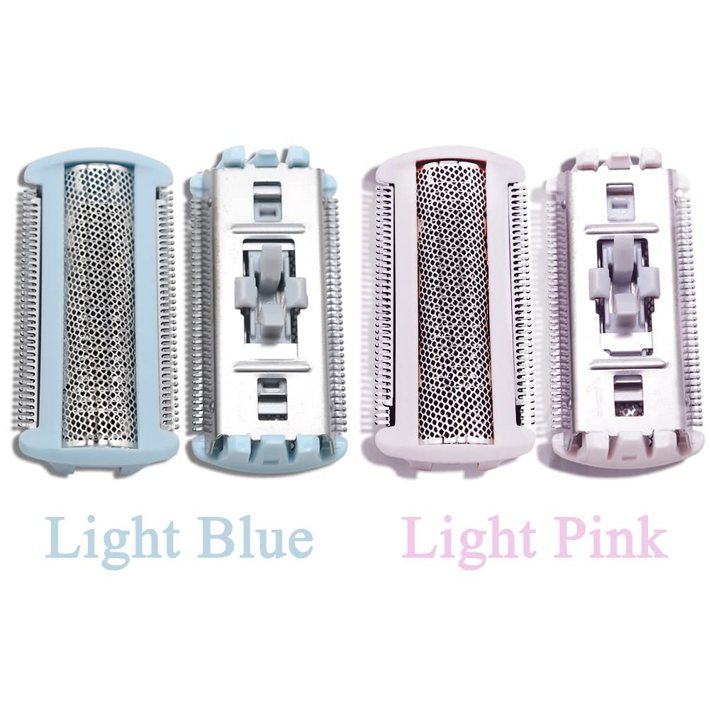 BRL140 Replacement Head Compatible with Philips SatinShave Advanced Women's Electric Shaver BRL140 BRL130 Wet and Dry Ladyshave Replacement Foil and Blade Philips Trimmer Razor Foil and Cutter (Pink)