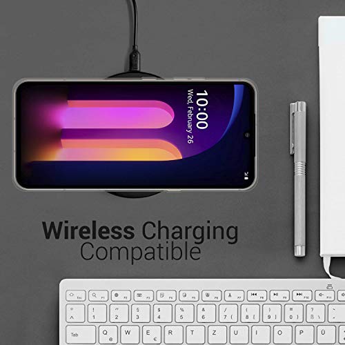CoverON Slim TPU Rubber FlexGuard Series for LG V60 ThinQ 5G Case - Clear