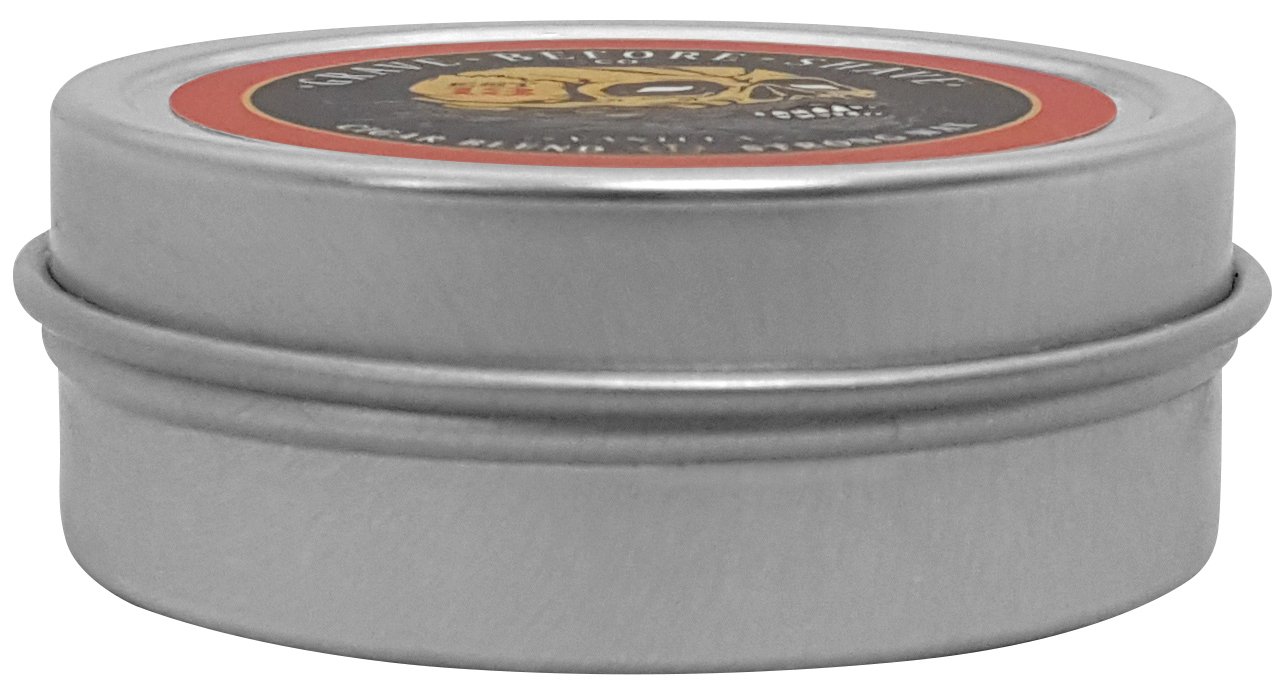 Fisticuffs Cigar Blend Strong Hold Mustache Wax 1 OZ. Tin
