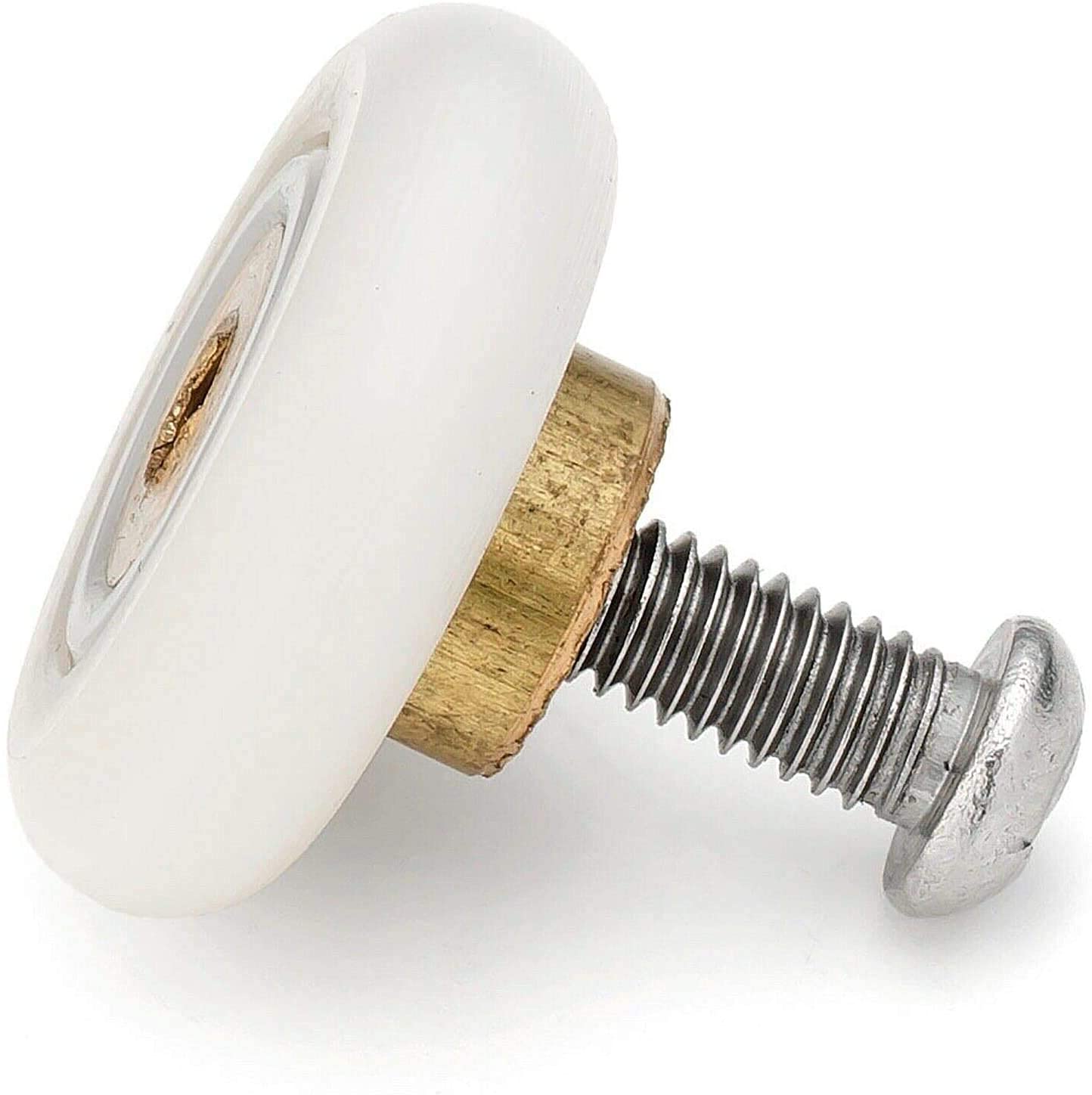4pcs x Shower Door Rollers,Roller Diameter 19/23/25mm for The Bathroom Pan Glass Sliding Door Pulleys/Runners/Wheels (25mm)