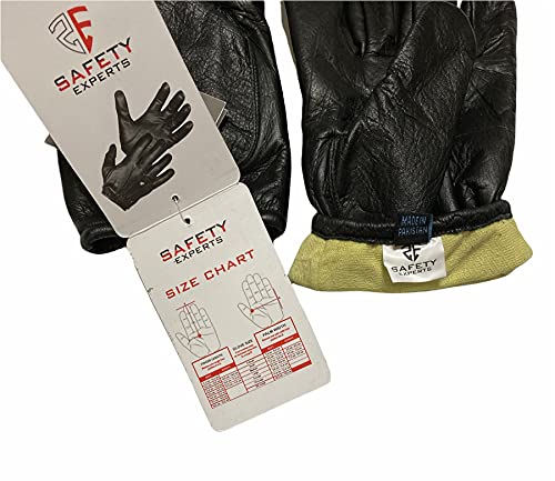 Safety Expretss Tactical Police KEVLARLINER Cut Resistant Patrol Duty Search Gloves (Large, Black)