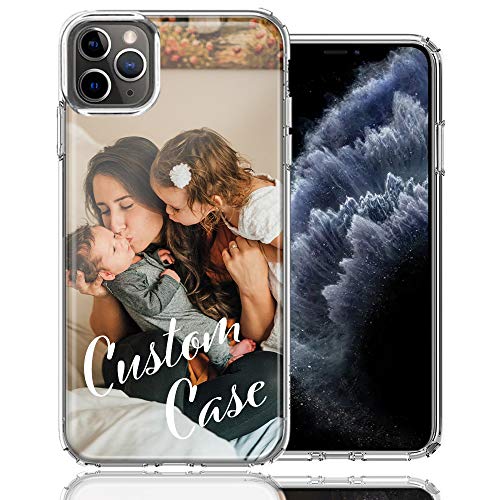 MUNDAZE Design Your Own iPhone Case, Dual Layered Personalized Photo Phone case for iPhone 11 Pro Max Custom Case