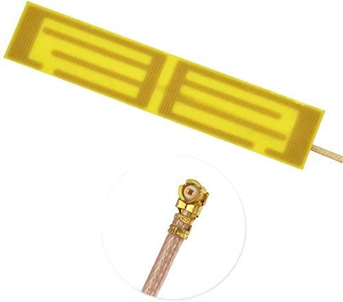 wlaniot 2.4G Wireless Mini PCI PCI-E WiFi Bluetooth Internal Antenna Built-in Antenna (5dbi,700-2600Mhz,U.FL/IPX Connector,RG178 Cable 4inches) 2pcs