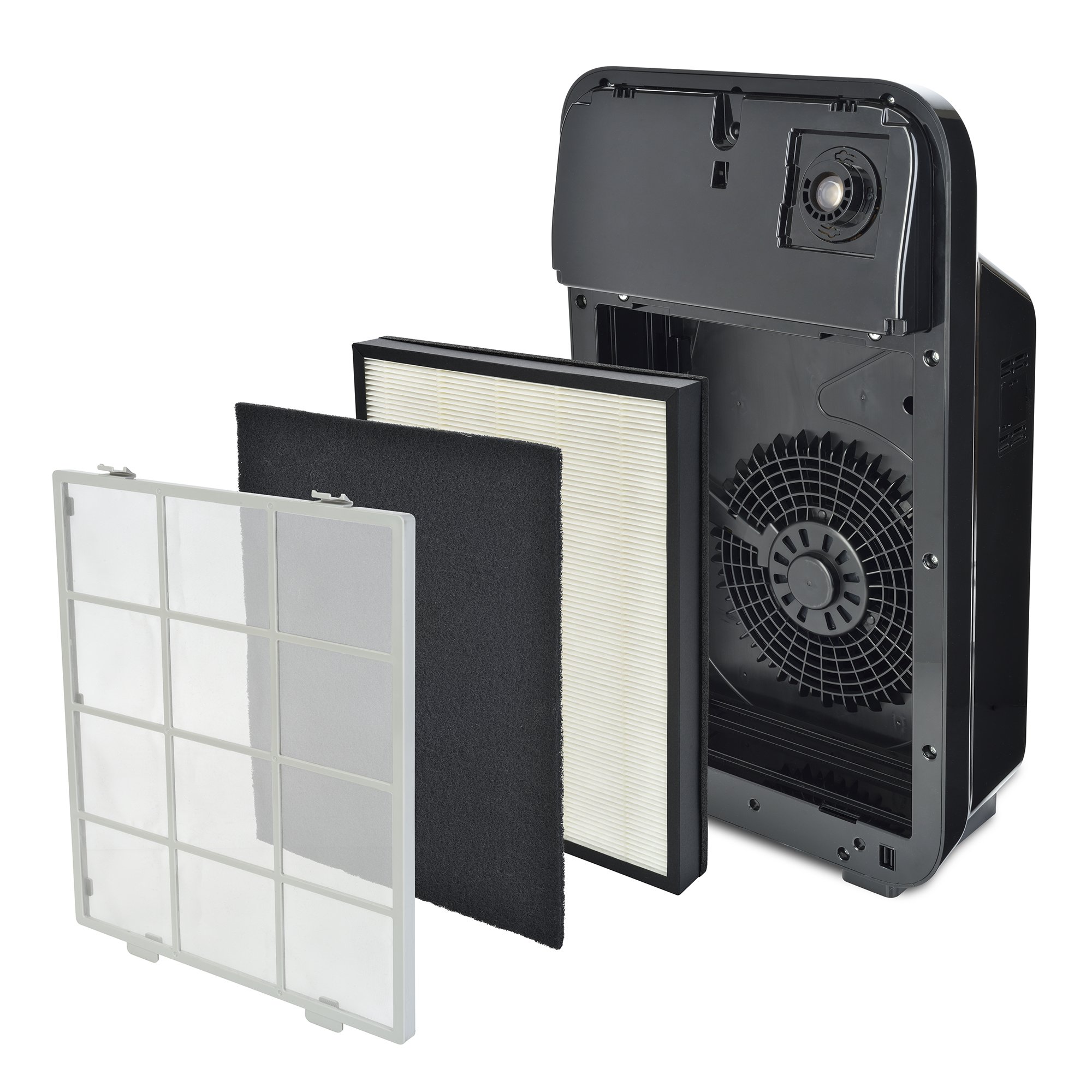 Brondell PHF-11 Woven Carbon and HEPA Filter Replacement Pack for Halo Air Purifiers, Lasts Up to 12 Months