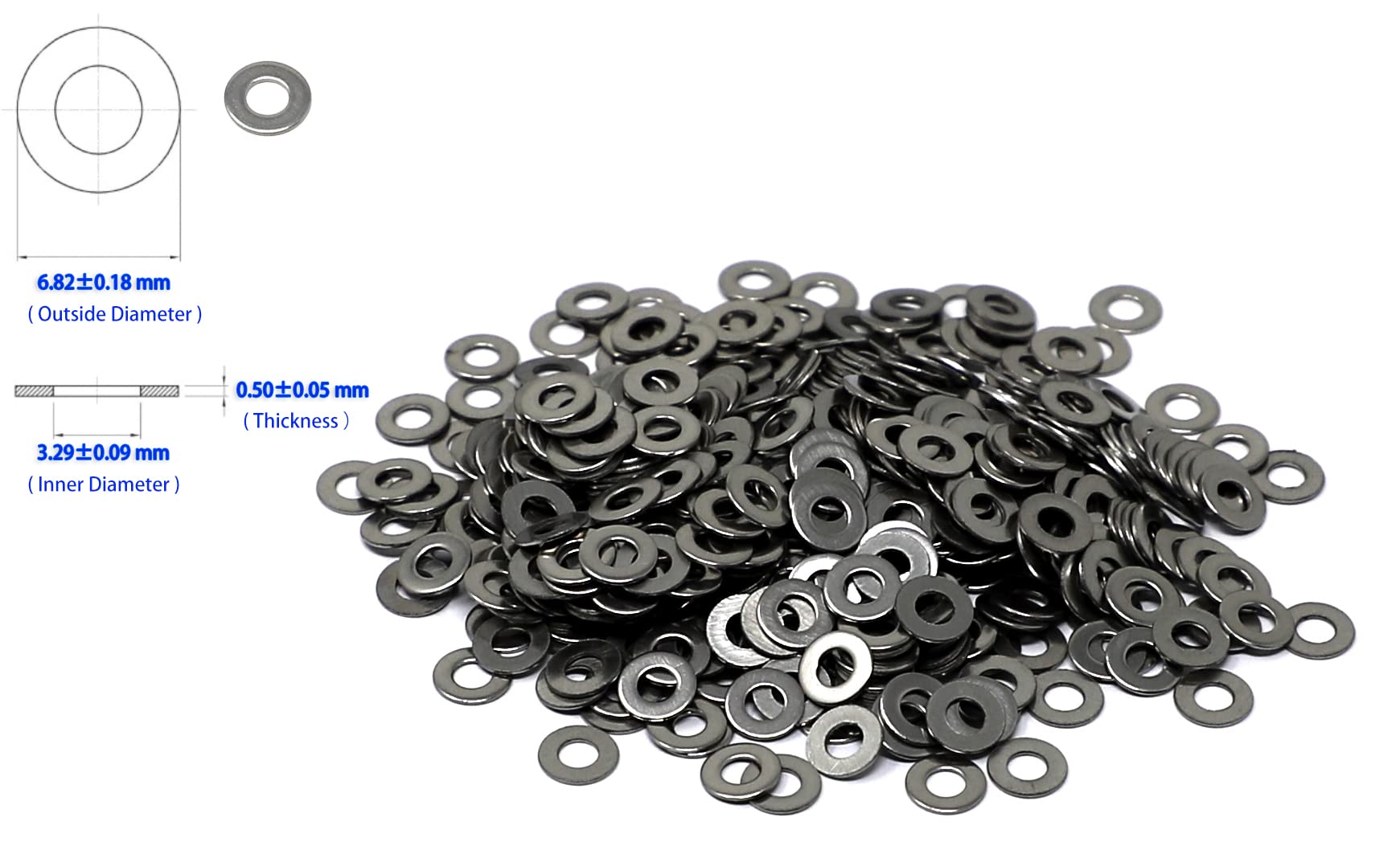 iexcell 1500 Pcs M3 x 4/6/8/10/12/16/20/25/30/35/40/45/50 Stainless Steel 304 Hex Socket Button Head Cap Screws Bolts Nuts Washers Assortment Kit