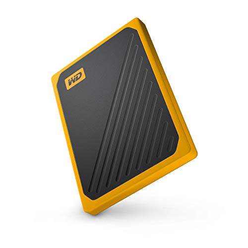 WD 2TB My Passport Go SSD Amber Portable External Storage, USB 3.0 - WDBMCG0020BYT-WESN
