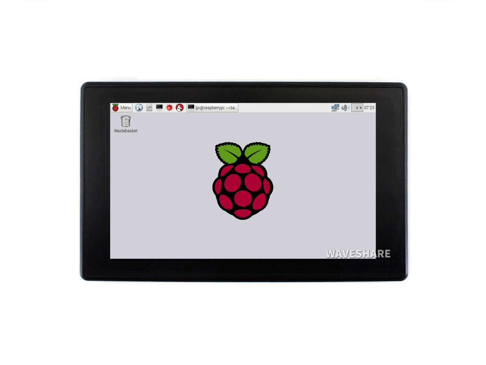 7inch HDMI LCD (H) (with case) 1024x600 Capacitive Touch Screen IPS Display HDMI Monitor with Toughened Glass Cover Case for Raspberry Pi 4/3/2/1 B B+ A+/Jetson Nano/Windows 10