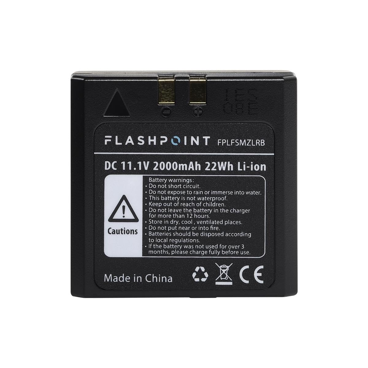 Flashpoint Battery for The Zoom Li-on Flash (VB-18)