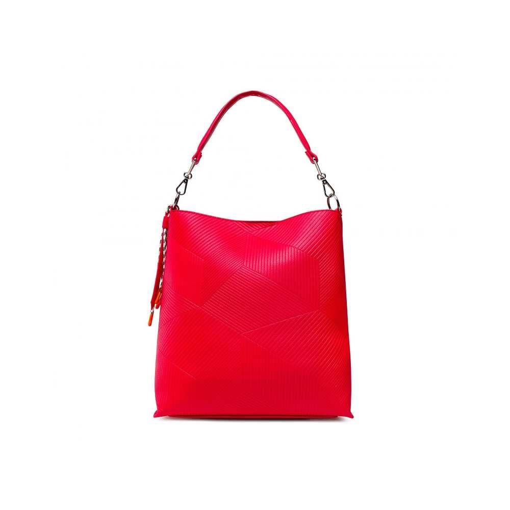 Desigual woMens Casual Shoulder Bag, Red, U US